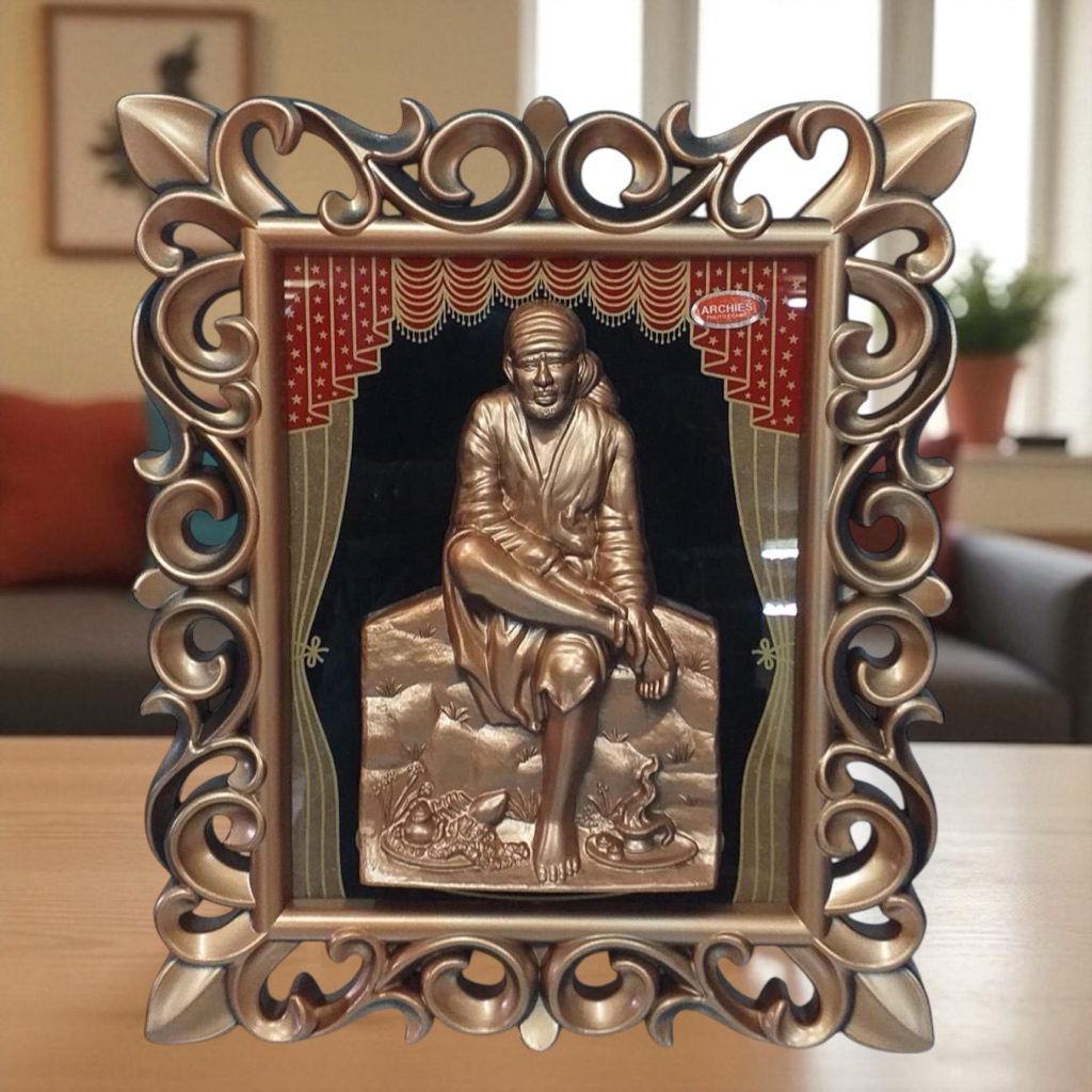 Divine 3D SAI BABA Wall Frame – Antique Finish | Shopee Malaysia