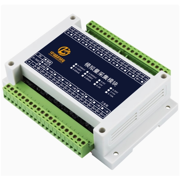Voltage and Current Analog Signal Acquisition Module 0-100V / 4-20mA to ...