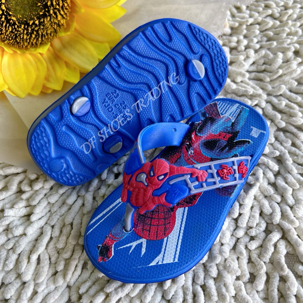 Size24-35 Small Cutting Hero Cartoon Baby Boys Kids Flip-Flop Slippers ...