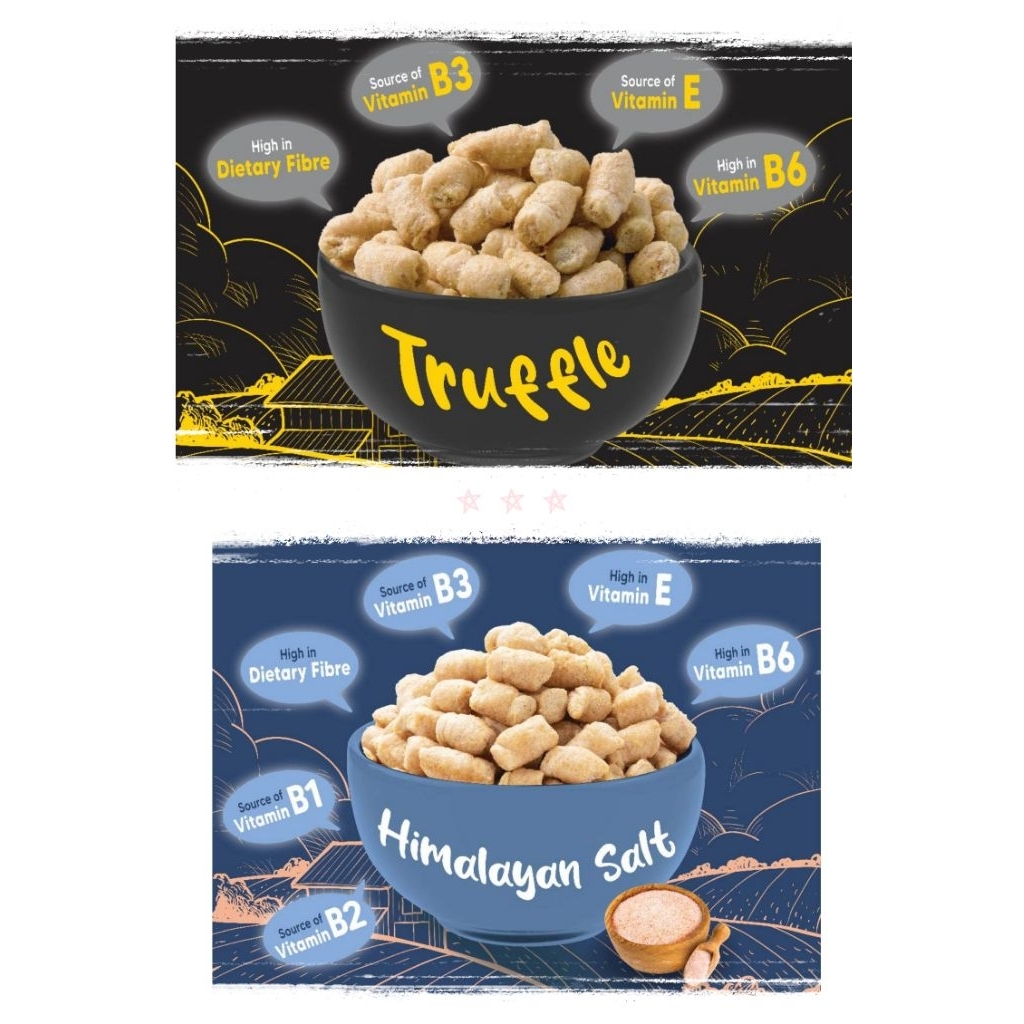 ecoBrown 's Brice Himayan Salt/Truffle Flavoured Wholegrain Rice Puff ...