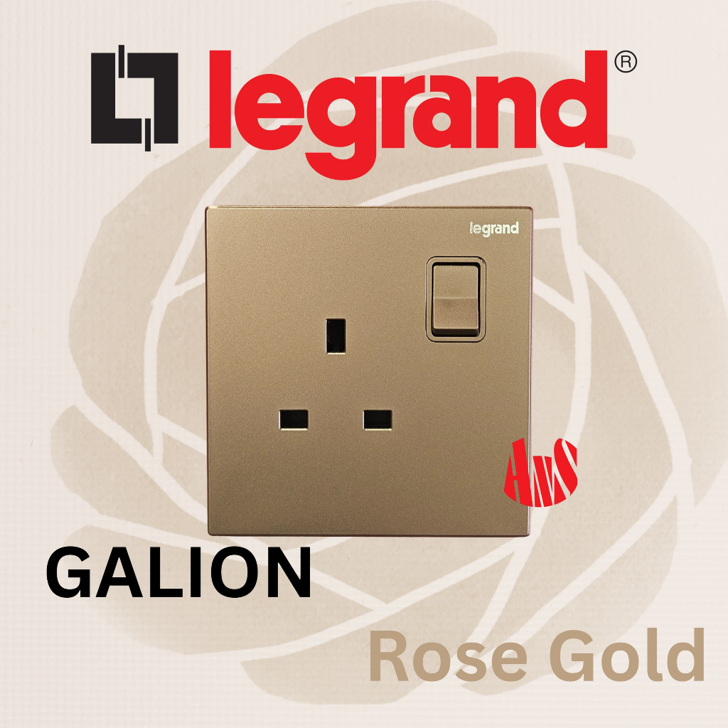 Rose Gold - Legrand Galion Switches 13A 15A Switch Socket Multi Socket ...