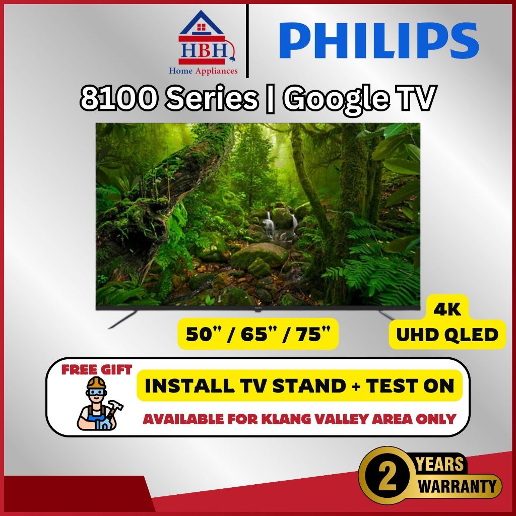 【Free Basic Install】Philips TV | 8100 series | 55 Size | 8100 Series 4K ...