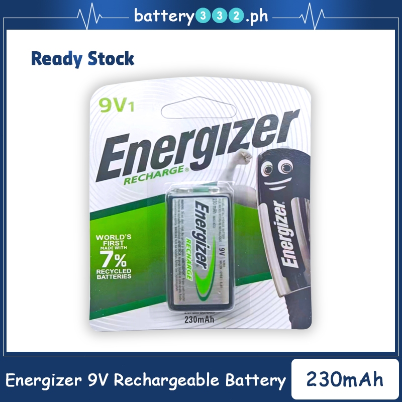 1pc/pack Energizer 9V Rechargeable Battery | Shopee Malaysia