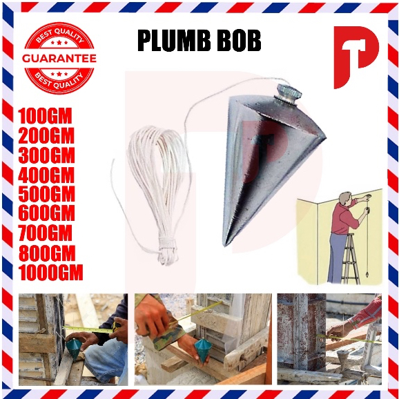Vertical Plumb Bob Plummet 🔥 Ready Stocks 🔥 Batu Pengukur / Batu ...