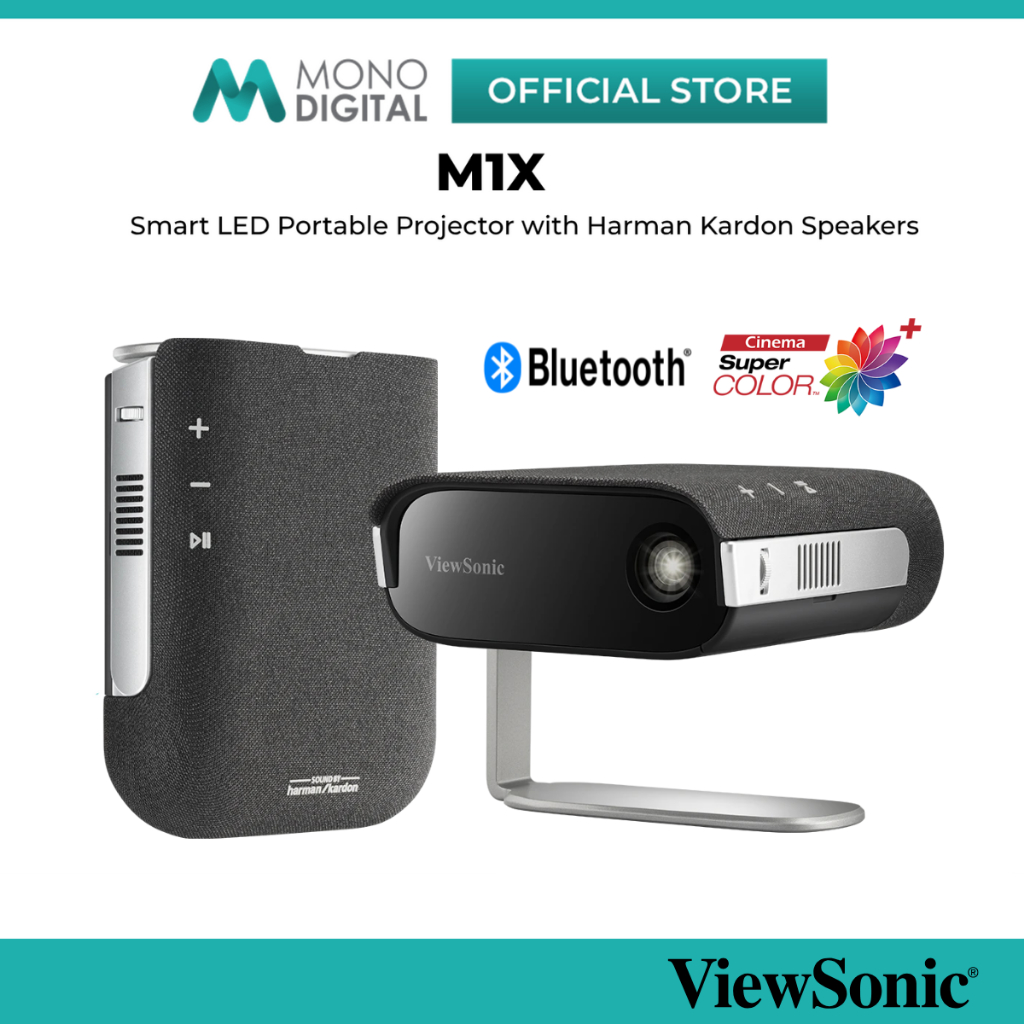 VIEWSONIC M1X 360 LUMENS WXGA (854X480) / M1+ G2 300 LUMENS SMART LED ...