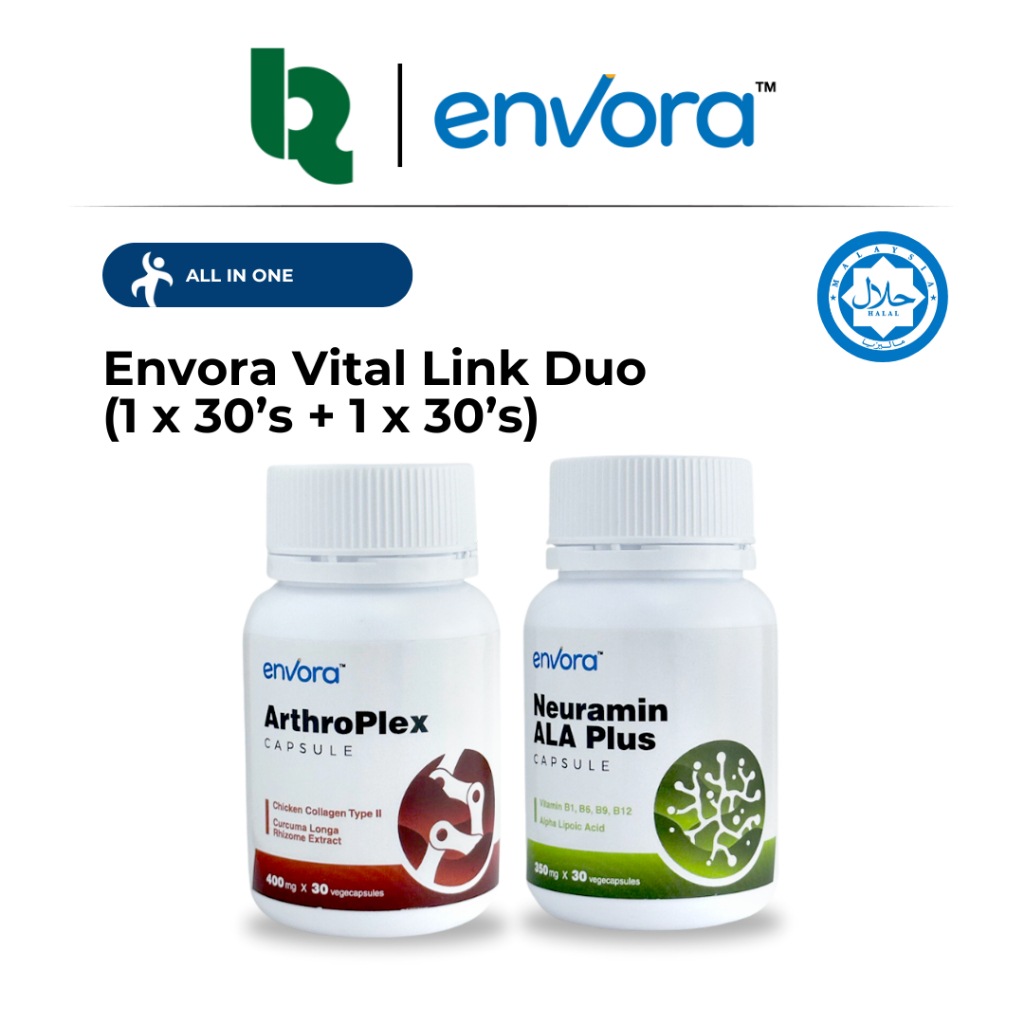 Envora Vital Link Duo (1 x 30’s + 1 x 30’s) | Shopee Malaysia
