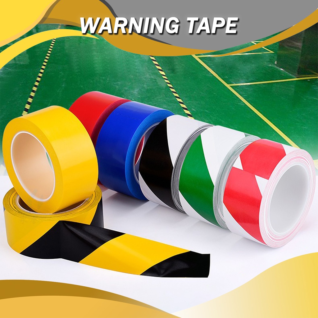 Floor Tape 48MM x 33Y Floor Safety Caution Warning Tape PVC Vinyl Floor Marking Tapes | Shopee ...