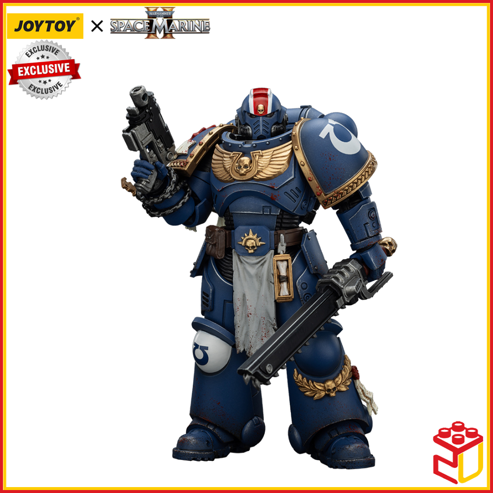 (Ready Stock) Joytoy Warhammer 40K Spacemarine ll Ultramarines ...