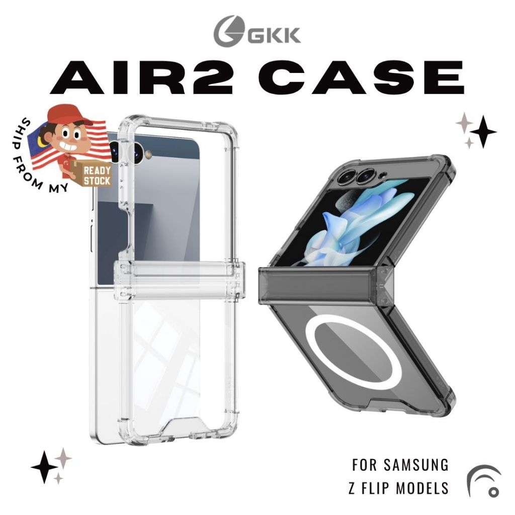 GKK FULL AIR GUARD Transparent Phone Case for Samsung Galaxy Z Flip 7 ...