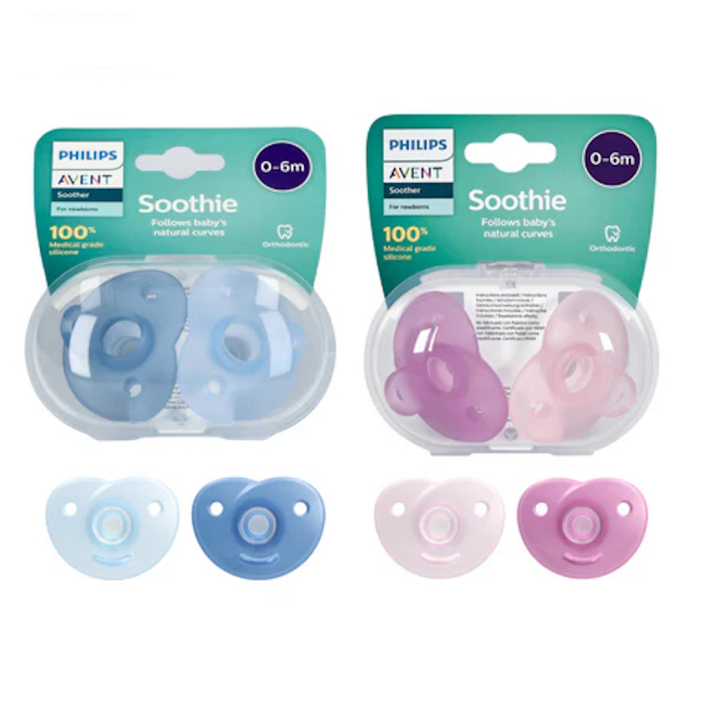 Philips Avent Curved Soothie 0-6M (2 pcs) | Shopee Malaysia