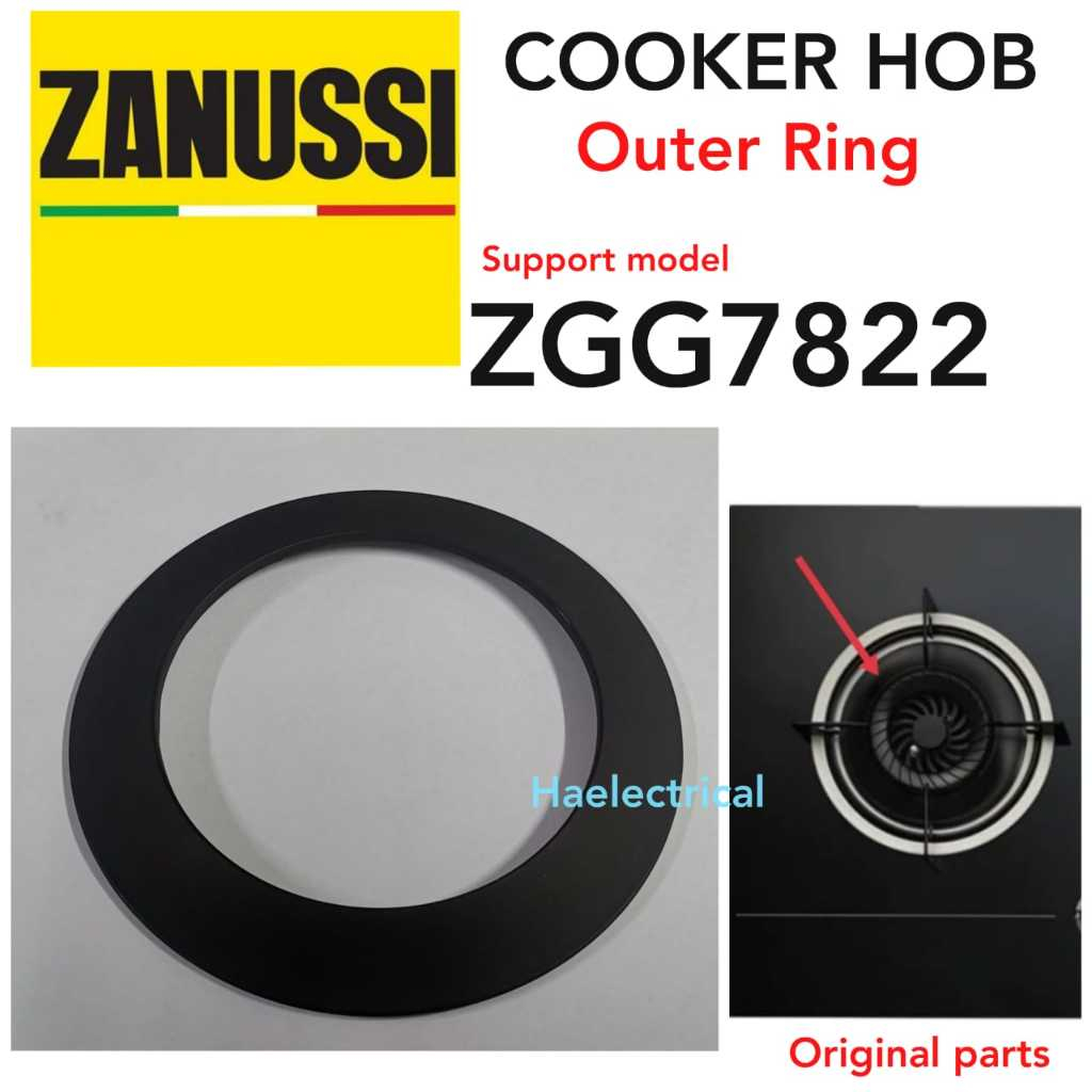 ZANUSSI Cooker Hob Burner Outer Ring Cover ZGG7822 (1PC) | Shopee Malaysia