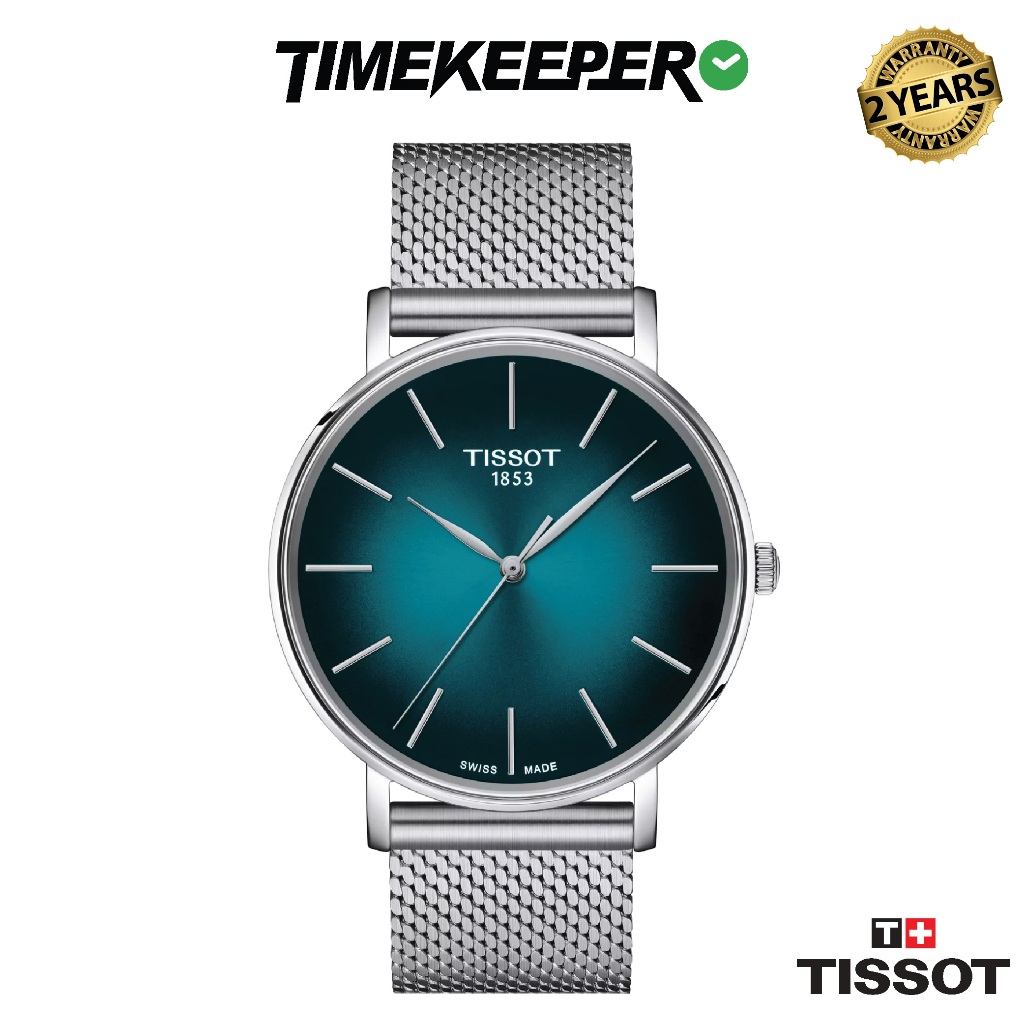 Tissot Everytime 40mm Mesh Band Men's Watch - 2 Years Warranty | Shopee Malaysia