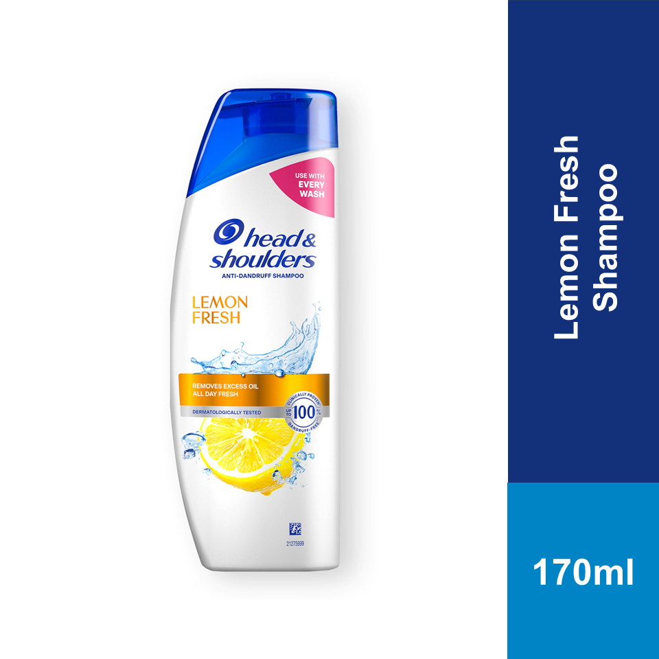 Head and Shoulders Instant Oil Control + Lemon Fresh Anti Dandruff ...