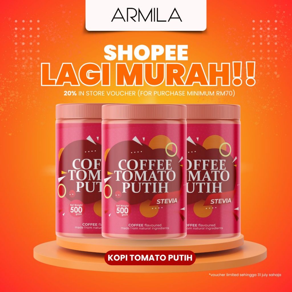 KAK ELL | KOPI TOMATO PUTIH | 3X BALANG 500G | MINUMAN KESIHATAN UNTUK ...