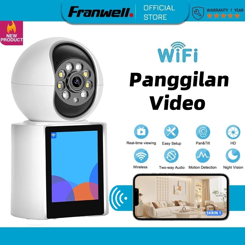 Franwell V380 Q20 CCTV 5MP HD Wireless Video Calling Smart Camera CCTV ...