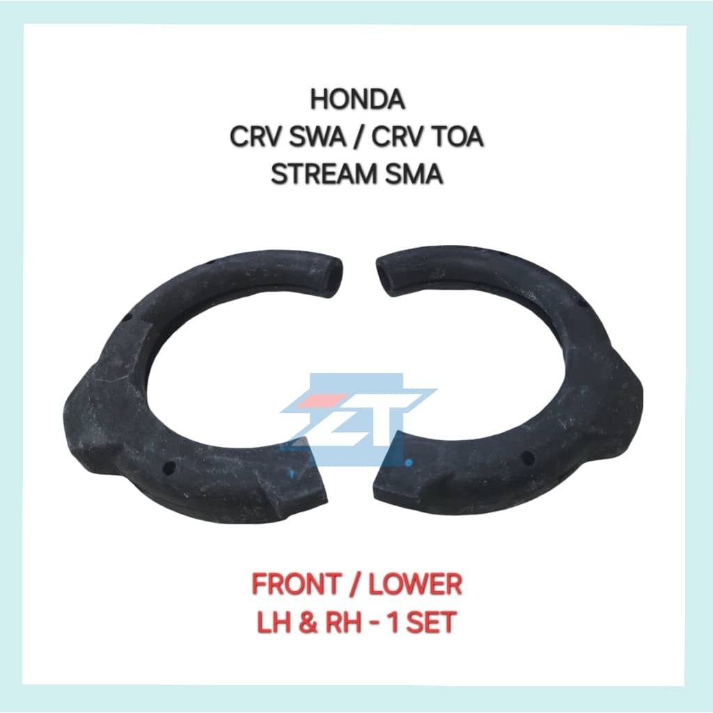 FRONT COIL SPRING RUBBER. SET / HONDA CRV SWA / CRV TOA / STREAM SMA ...