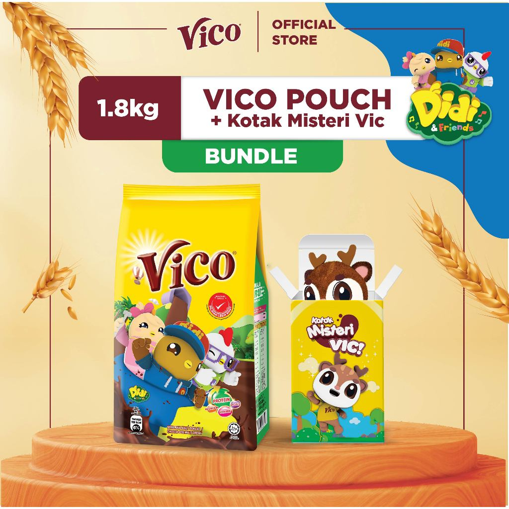 Vico Chocolate Malt Drink (1.8kg) + Mystery Box | Shopee Malaysia