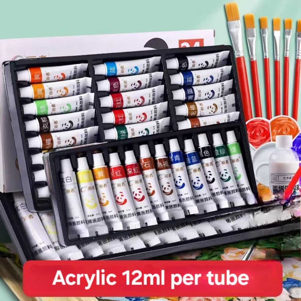 Acrylic colour paint (1pc) 12ml (Part 2/2) loose sale replacement 36 ...