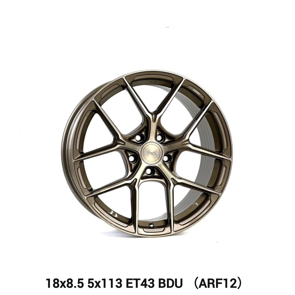 【Harga untuk 1pcs】Asga ARF12 18x8.5 5x112/114.3 ET43 BDU New Sport rim ...