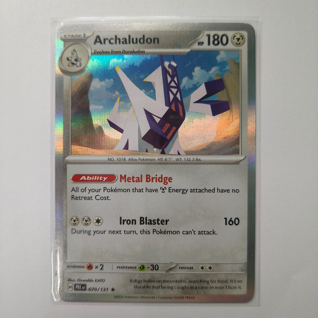 Pokemon Trading Card - Archaludon - 070/131 - SV: Prismatic Evolutions ...