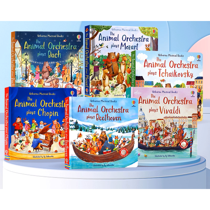 !!!New!!! Usborne Animal Orchestra plays Bach, Beethoven, Mozart ...
