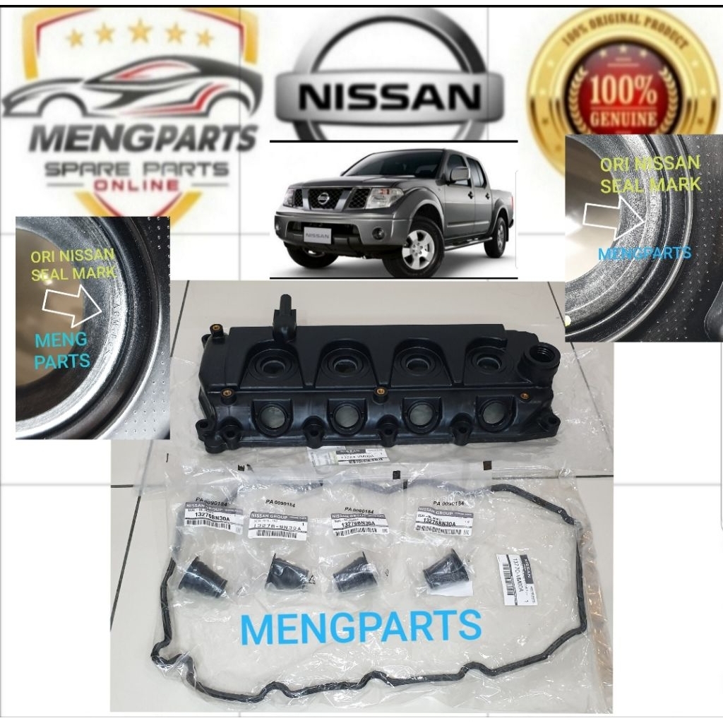 NISSAN NAVARA D40T VALVE COVER ASSY AND VALVE COVER GASKET ORIGINAL 💯 ...