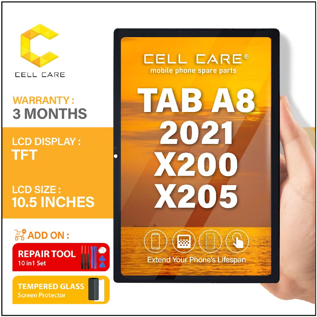 LCD For SAMSUNG TAB A8 2020 X200 X205 (With Touch Screen Display ...
