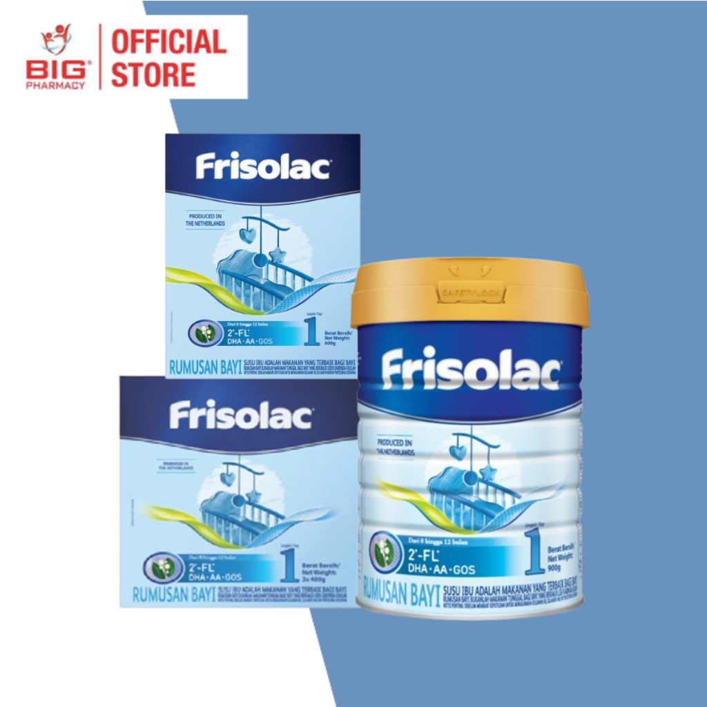 FRISOLAC STEP 1 3x400G / 600G / 900G | Shopee Malaysia
