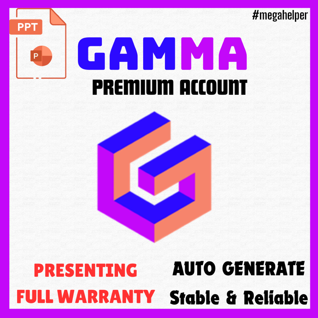 [FAST]GAMMA AI PRESENTATION SLIDES Premium Account| GAMMA PREMIUM AKAUN | Shopee Malaysia