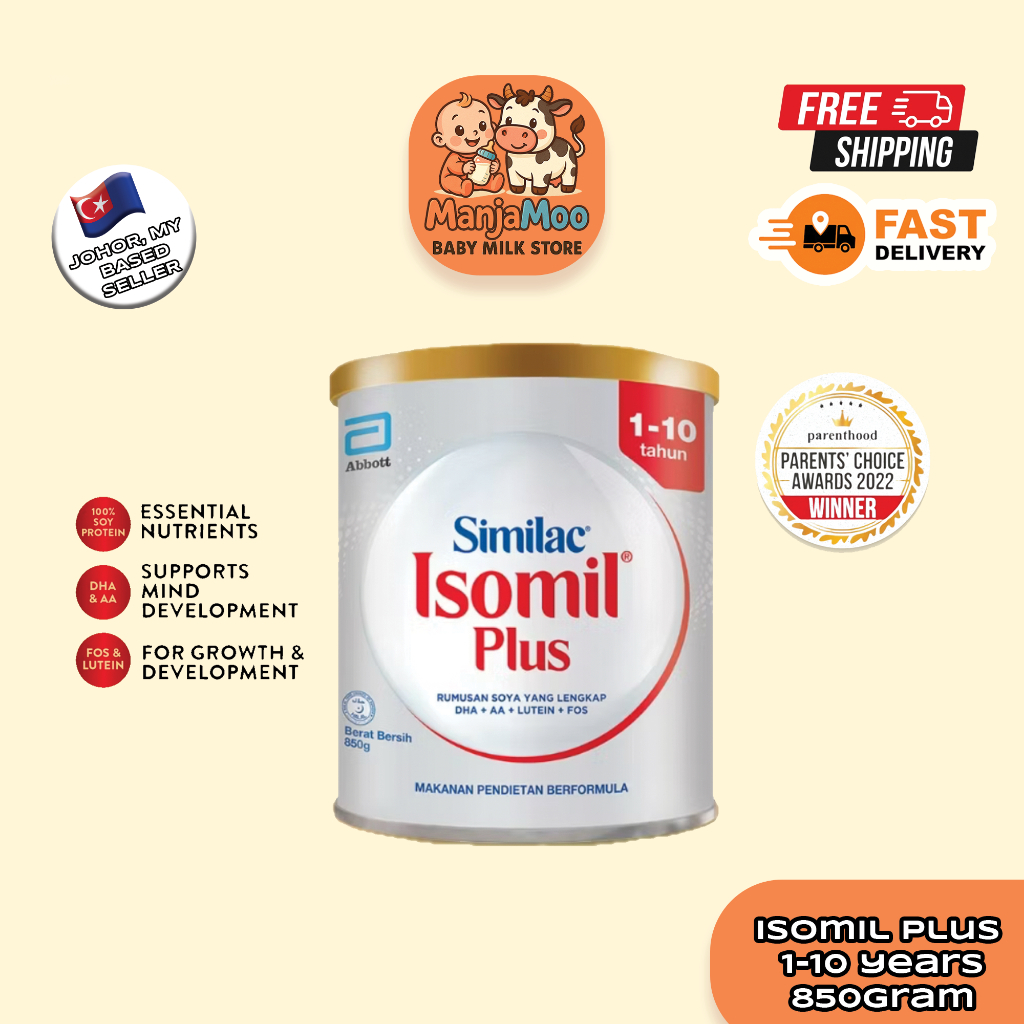 Isomil Plus (1 to 10 Years Old) (850g) Baby Milk (Exp: 05/2027 ...