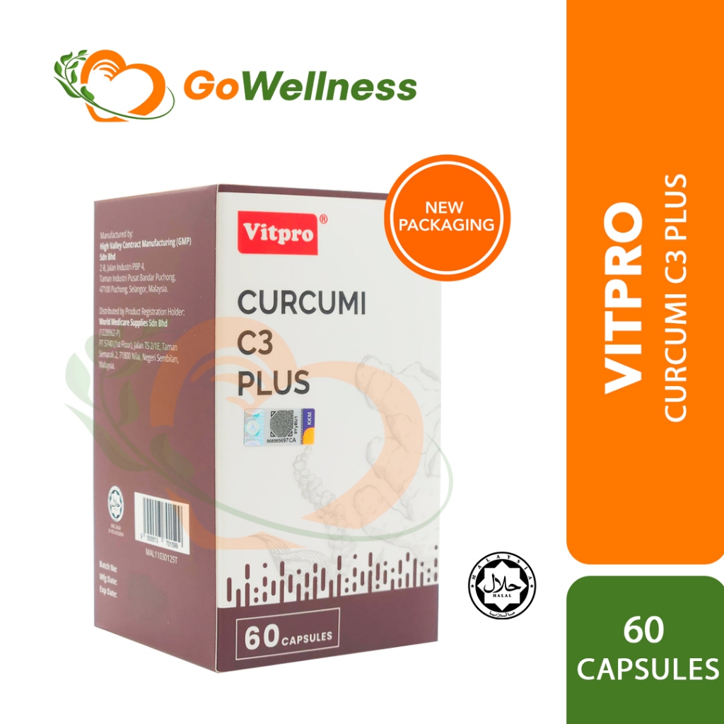 VITPRO CURCUMI C3 PLUS | Support Joint and Heart Health, General Health ...