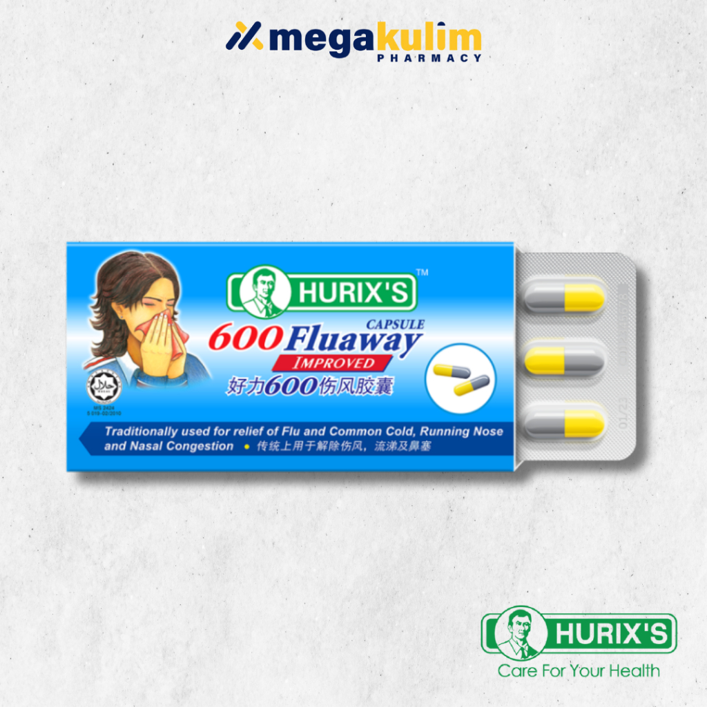 Hurix's 600 Fluaway Capsule 9 Cap | Shopee Malaysia
