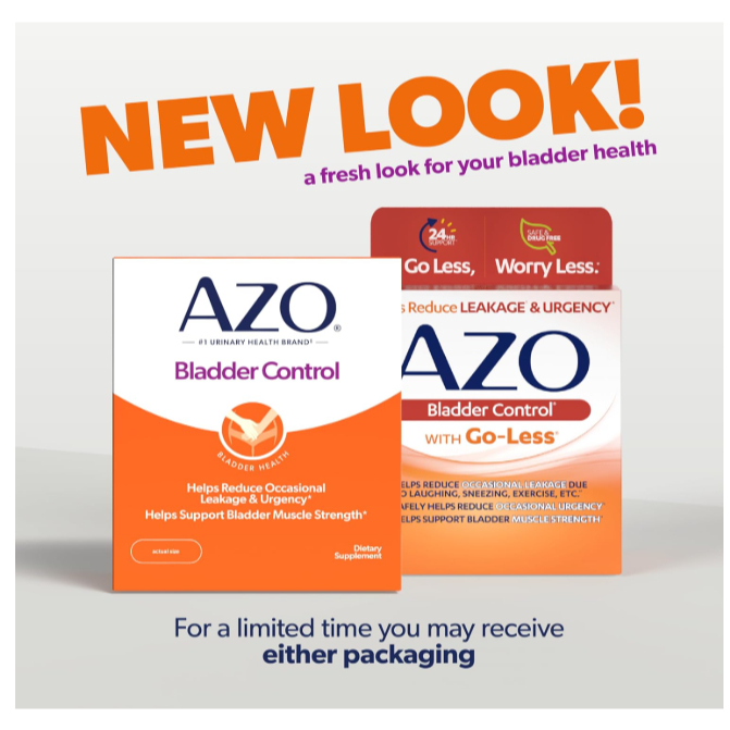 Azo, Bladder Control with Go-Less, 54 Capsules / 72 Capsules | Shopee ...