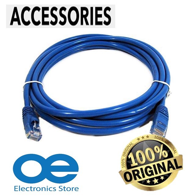 CAT6 Patch Cord 20M/30M LAN Cable RJ45 UTP Gigabit Ethernet Cable (Blue ...