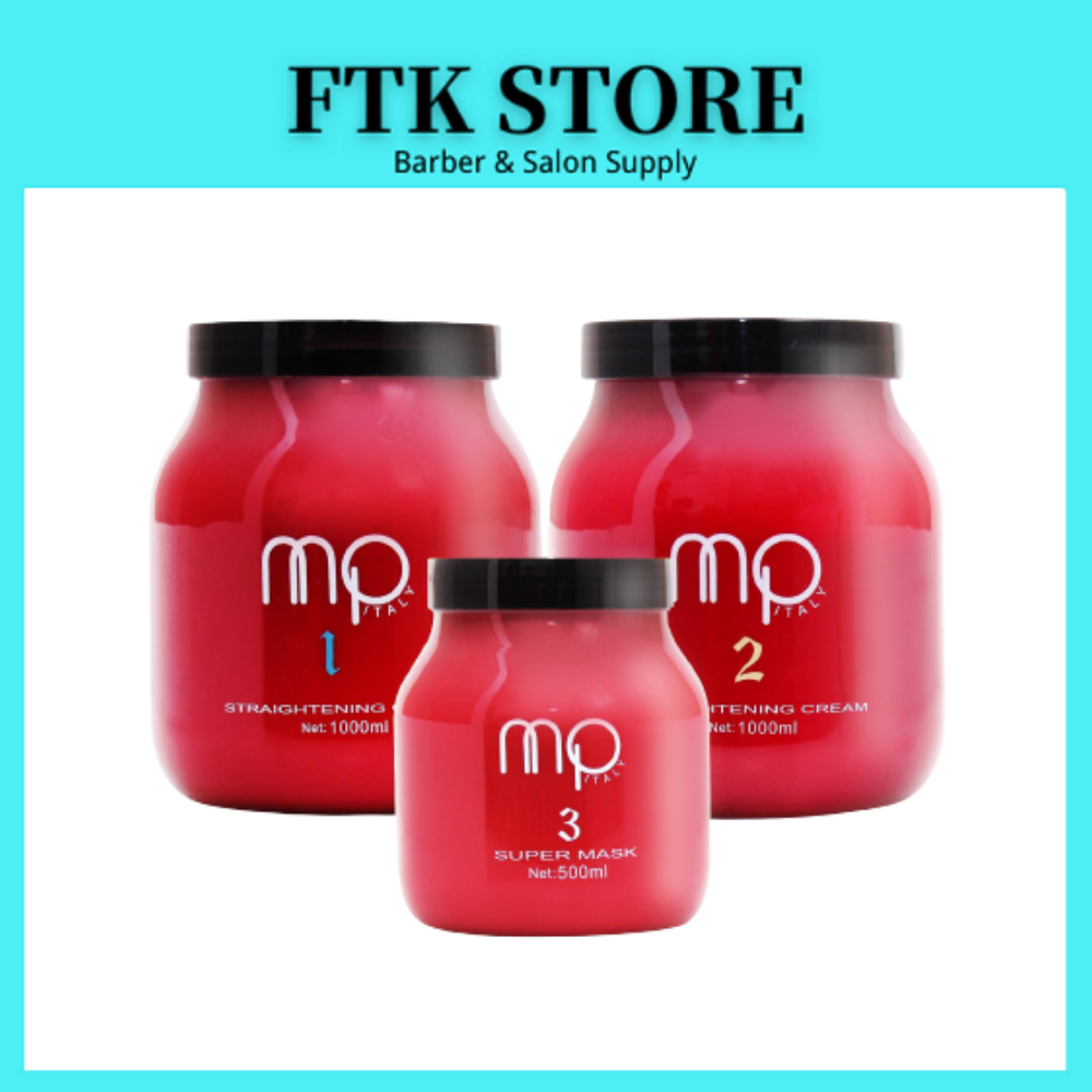MERRY PARTY MP Rebonding / Straightening Cream Set 1+2+3 {1000 ml ...