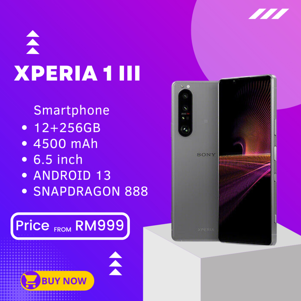 SONY XPERIA 1 III (12GB+256GB) (Original Second)2 | Shopee Malaysia