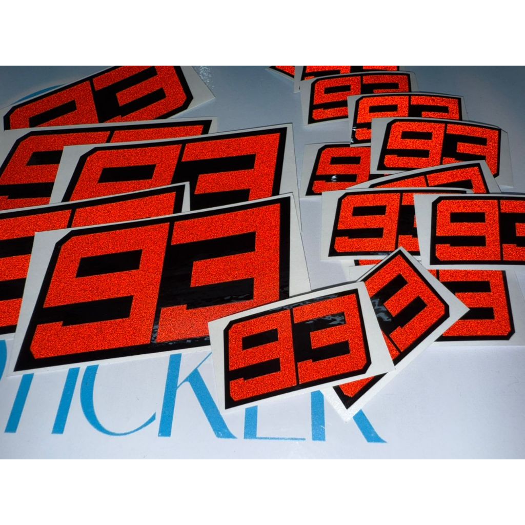 Sticker number 93 marc marquez ducati moto gp champion | Shopee Malaysia