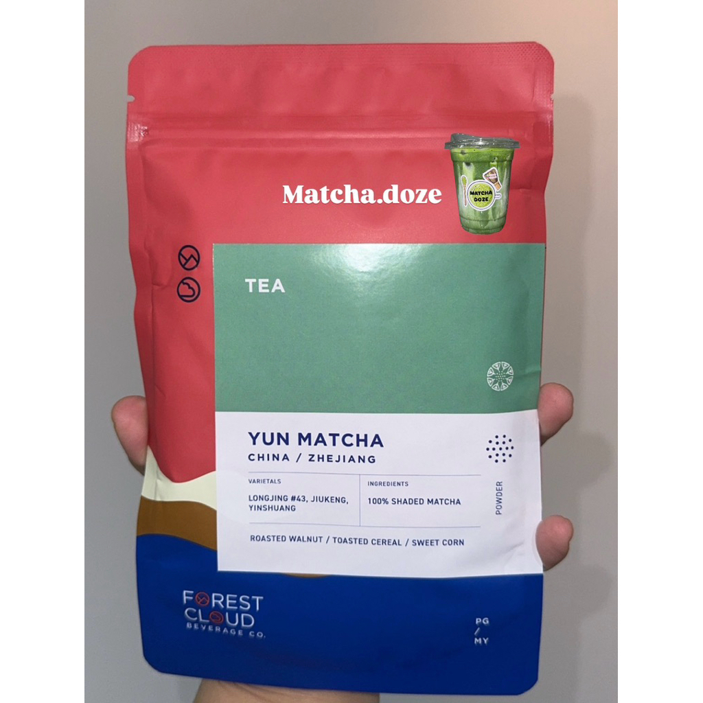 YUN Forest Cloud Matcha Powder (trial pack 5g) REPACK | Shopee Malaysia