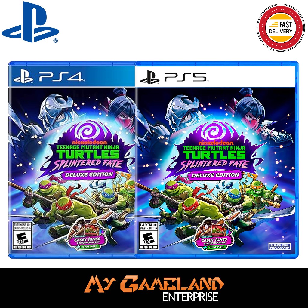 PS4 / PS5 Teenage Mutant Ninja Turtles Splintered Fate Deluxe Edition ...