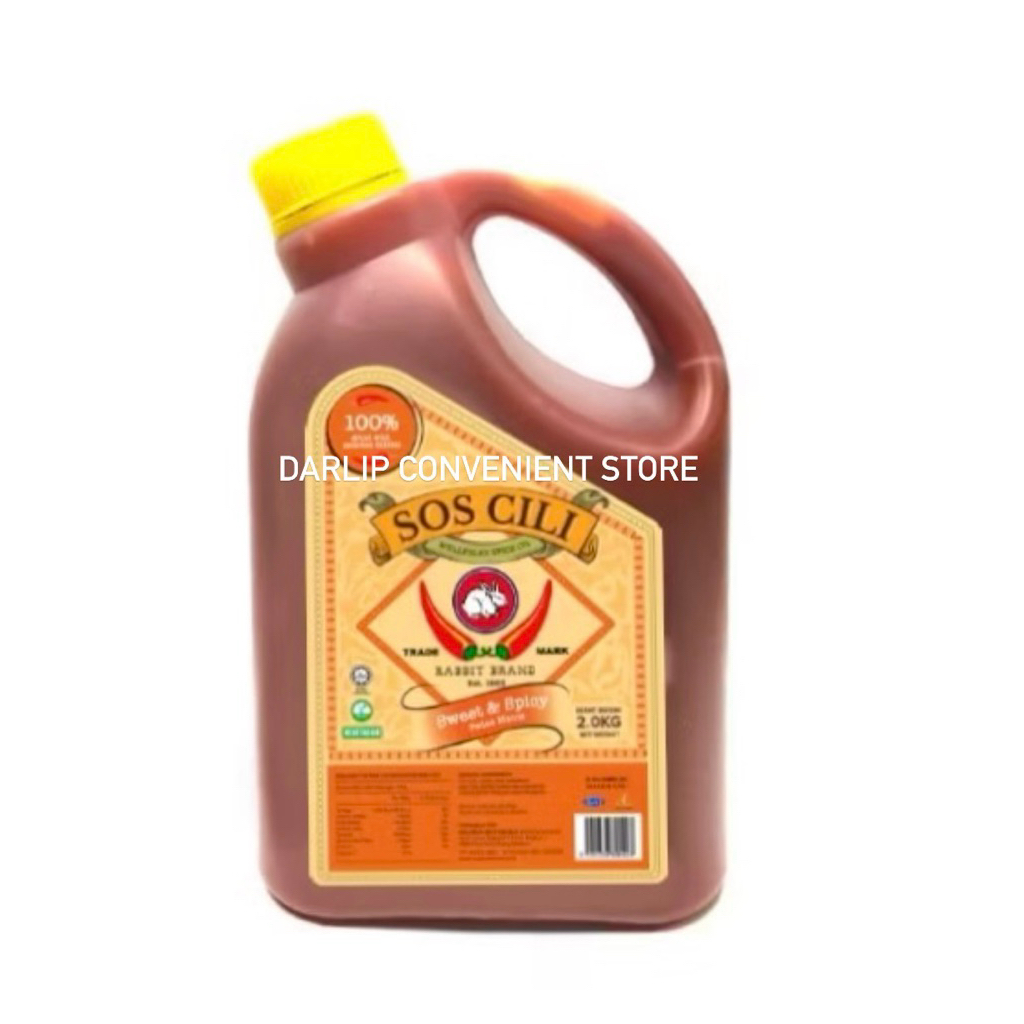 Rabbit Brand Sos Cili Sauce Chilli 兔子牌辣椒酱 素Vegetarian 2kg | Shopee Malaysia