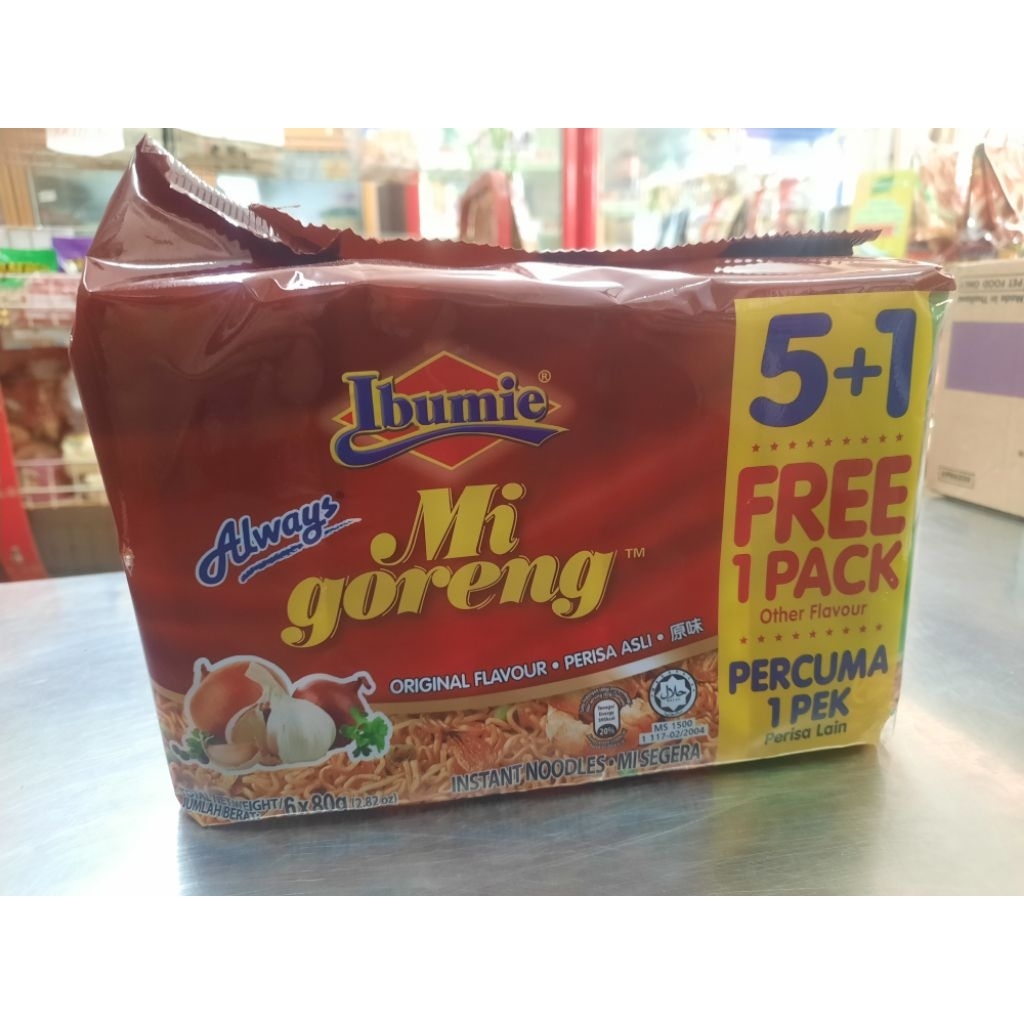 Ibumie Always Mi goreng 5+1 | Shopee Malaysia