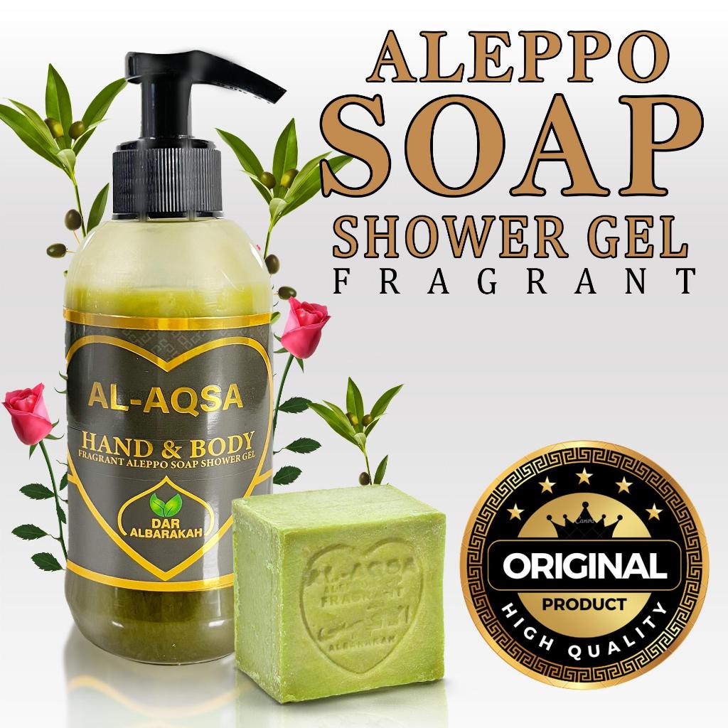 AL-AQSA Sabun Aleppo & Shower Gel 3 Variasi Premium Dengan Minyak ...