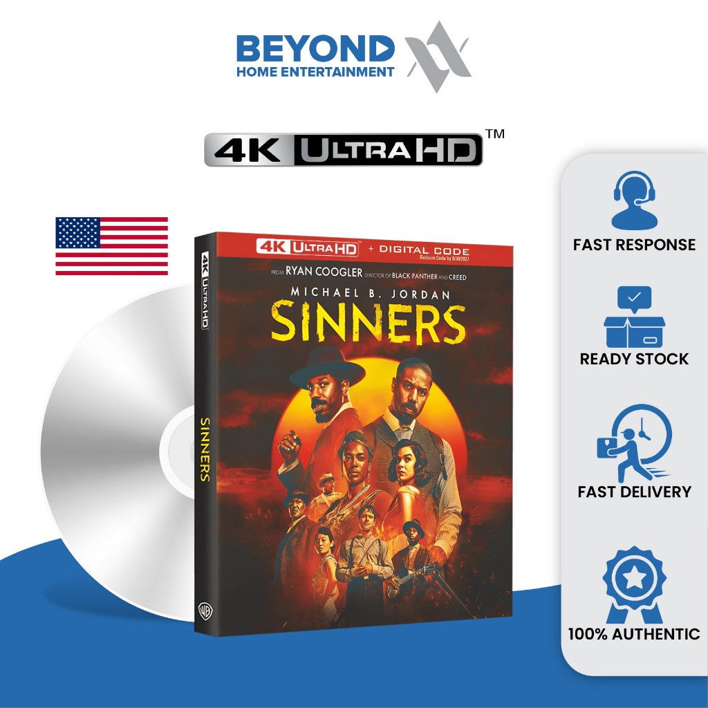 Sinners [4K Ultra HD + Bluray] | Shopee Malaysia