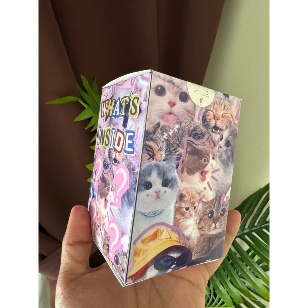 Promo Blind box murah boleh custom design sendiri.Finishing Glossy ...