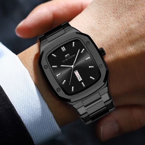 Vavavoom Big square men watch style waterproof watch | Shopee Malaysia