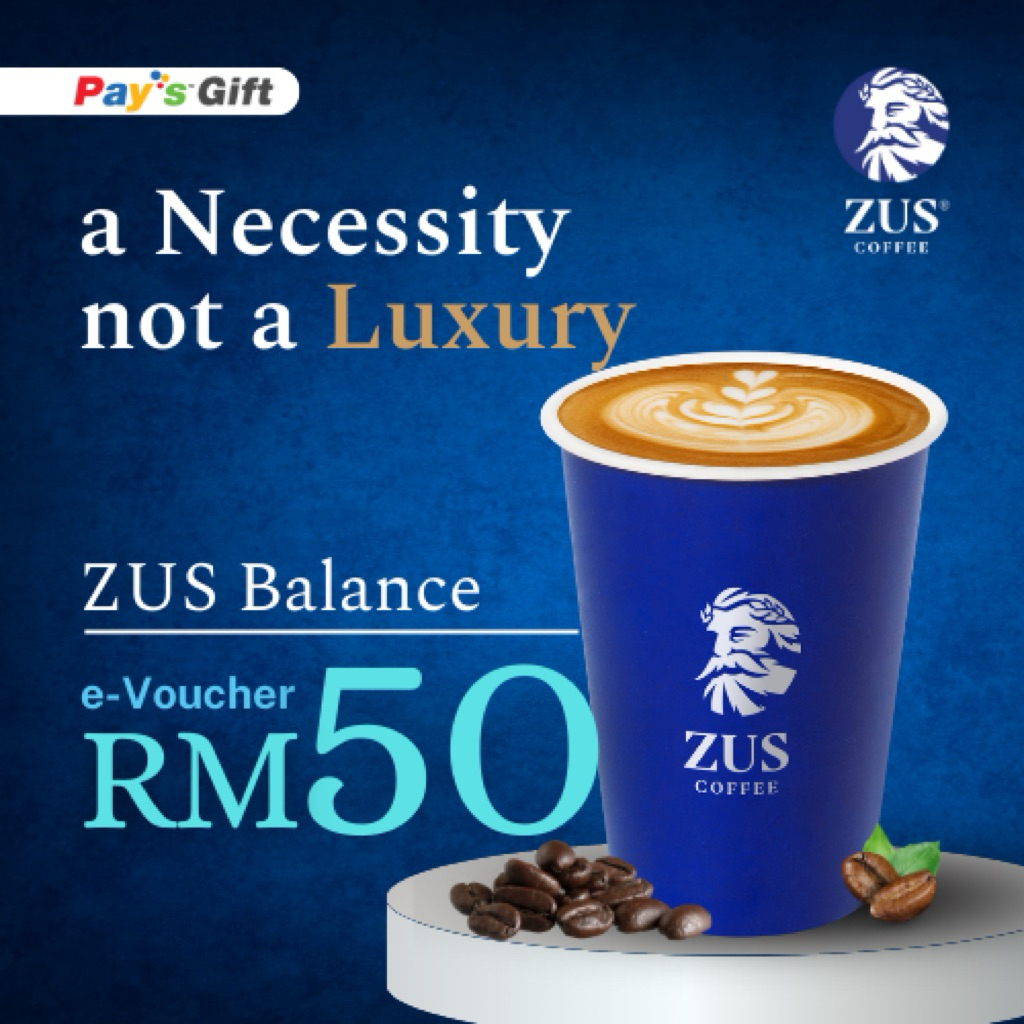 [SOLD OUT ‼️] RM50 ZUS Coffee eVoucher (ZUS Balance) | Shopee Malaysia