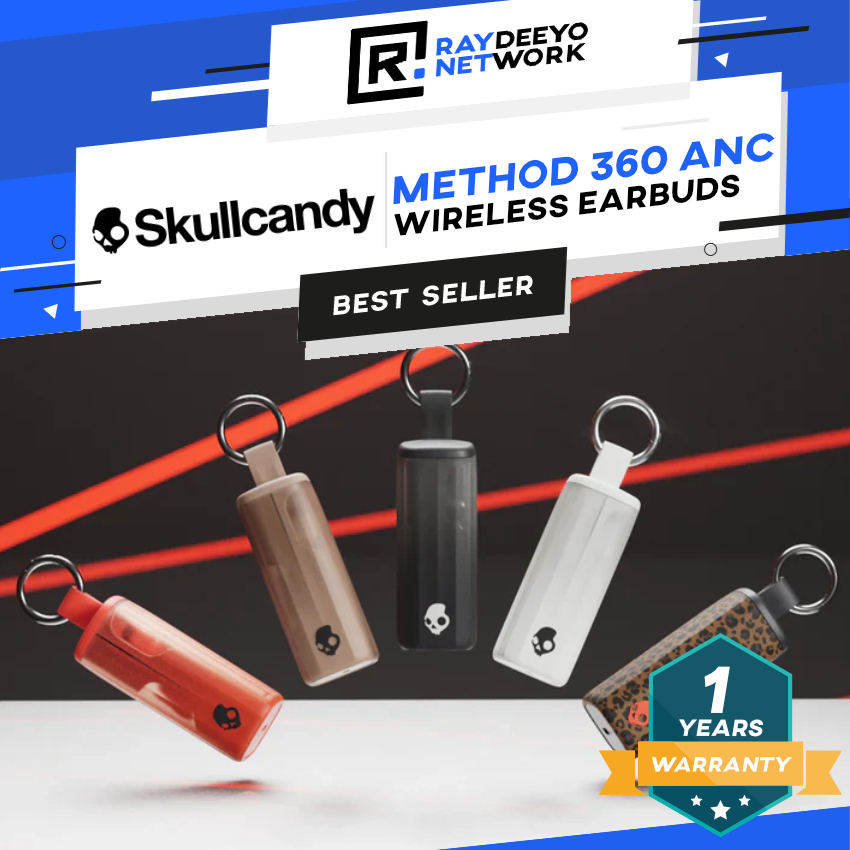 Skullcandy Method 360 ANC Active Noise Canceling Earbuds with Sound by ...