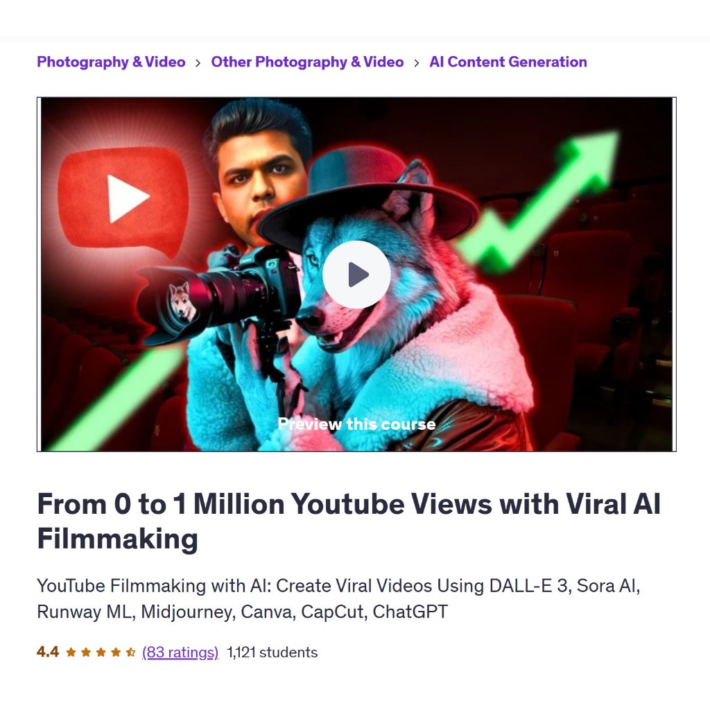 Make Ai Video Course - From 0 to 1 Million Youtube Views with Viral AI ...