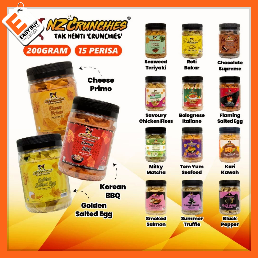 NZ CRUNCHIES Snack 200g Pack | Shopee Malaysia