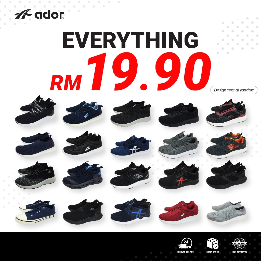 [RM19.9 ONLY] JUALAN CLEARANCE BESAR-BESARAN ️ Kasut sneaker Shoes ...